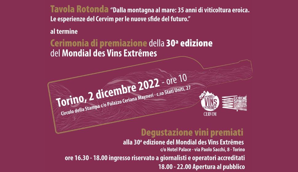 Degustazione Vini premiati al 30^ ed. del Mondial des Vins Extremes a ...