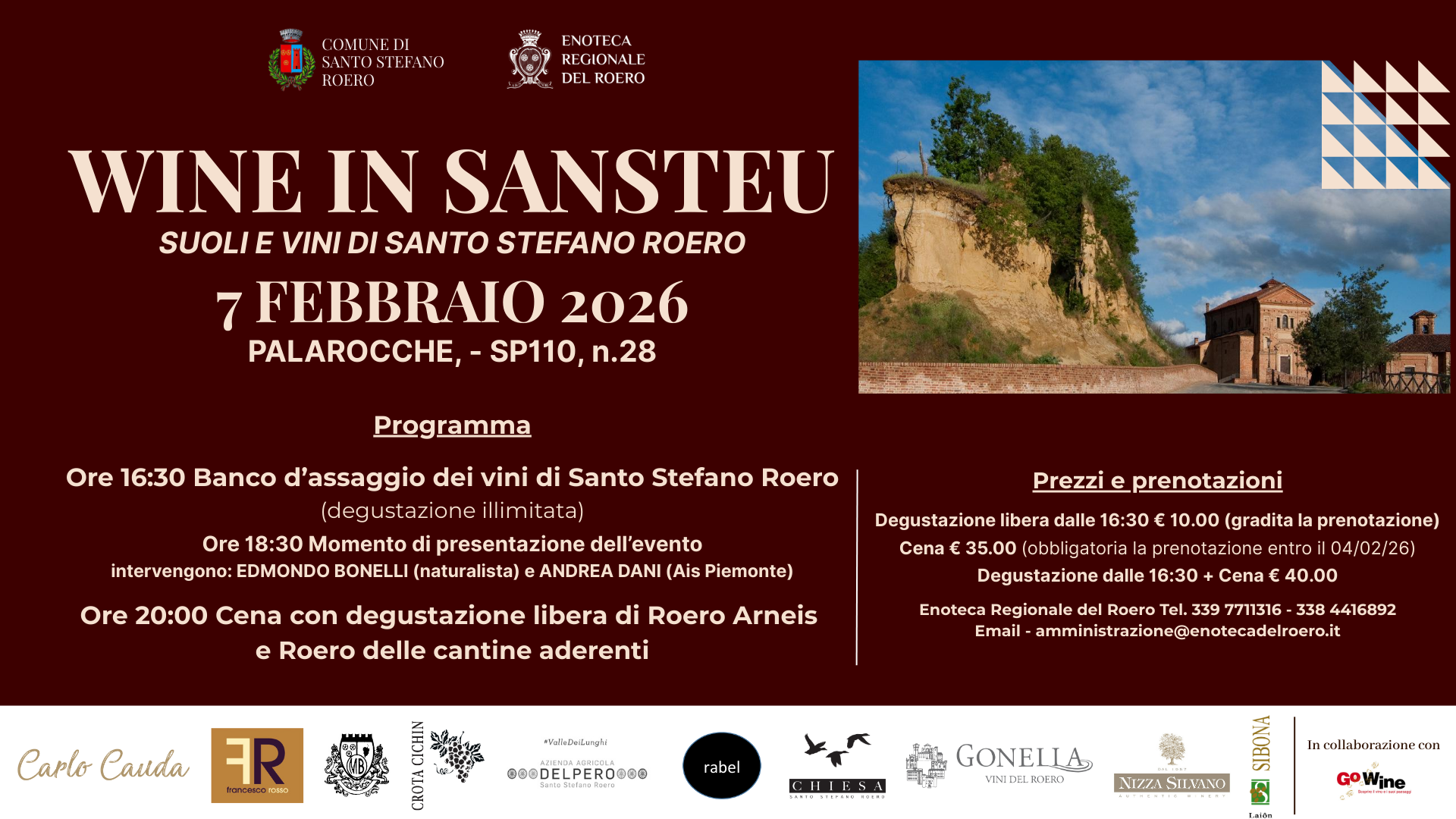 Wine in Sansteu | Sabato 7 Febbraio 2026 | Santo Stefano Roero ...